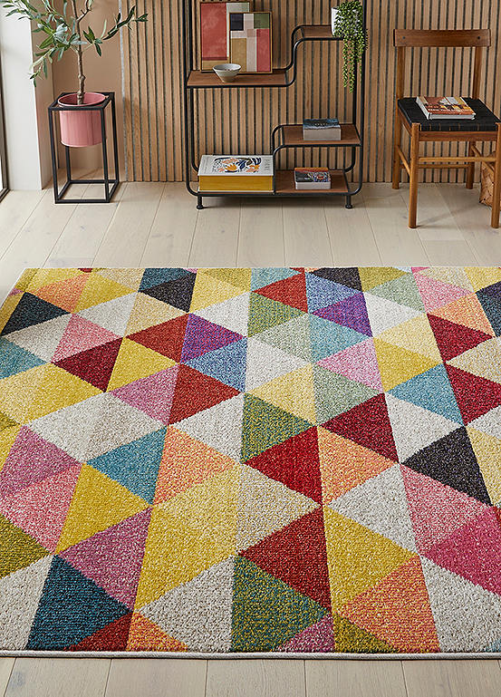 Carnaval Triangles Rug by Concept Looms | Look Again