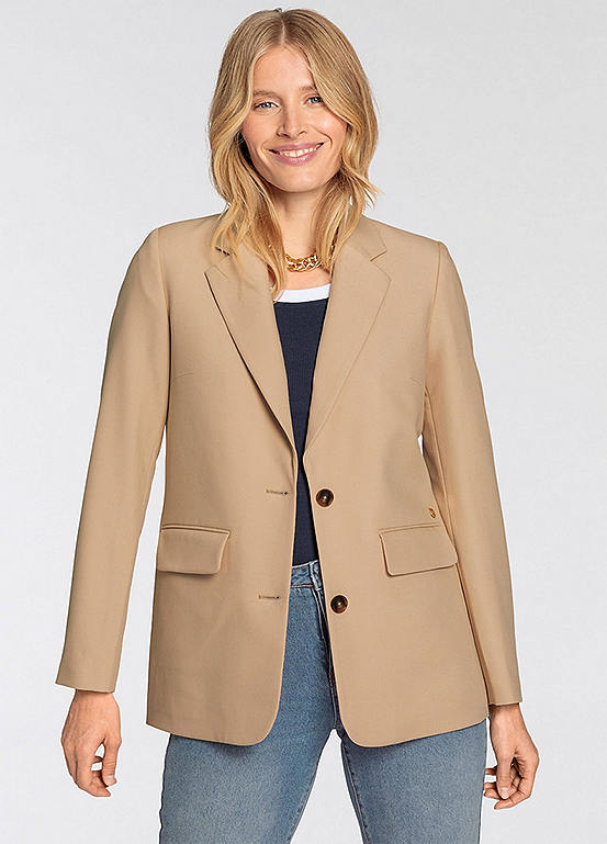 Classic Short Blazer by DELMAO | Look Again