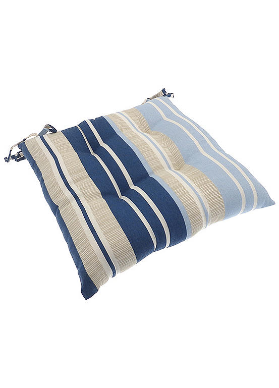 Coastal Stripe Chair Pad by Country Club | Look Again