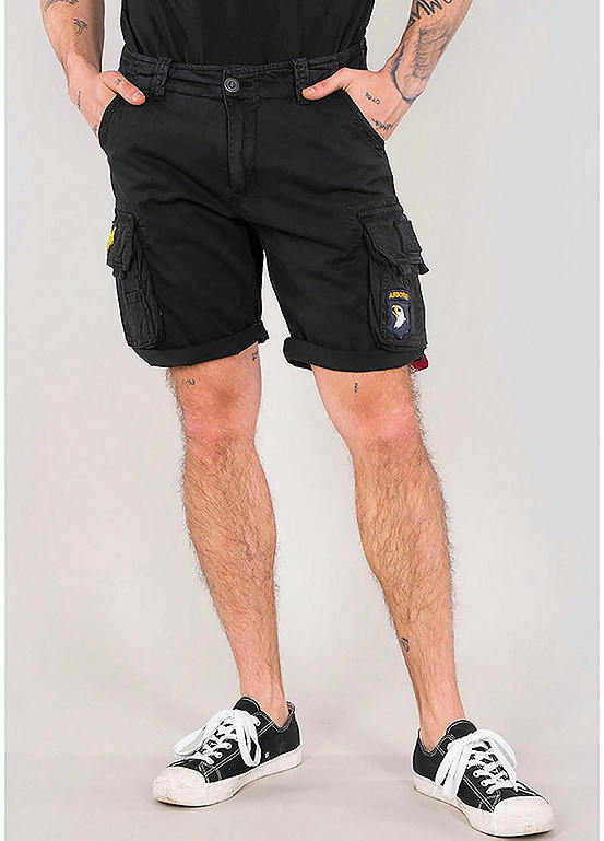 Crew Short Patch Cargo Shorts by Alpha Industries | Look Again