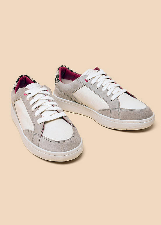 Dahlia Leather Trainers by White Stuff | Look Again
