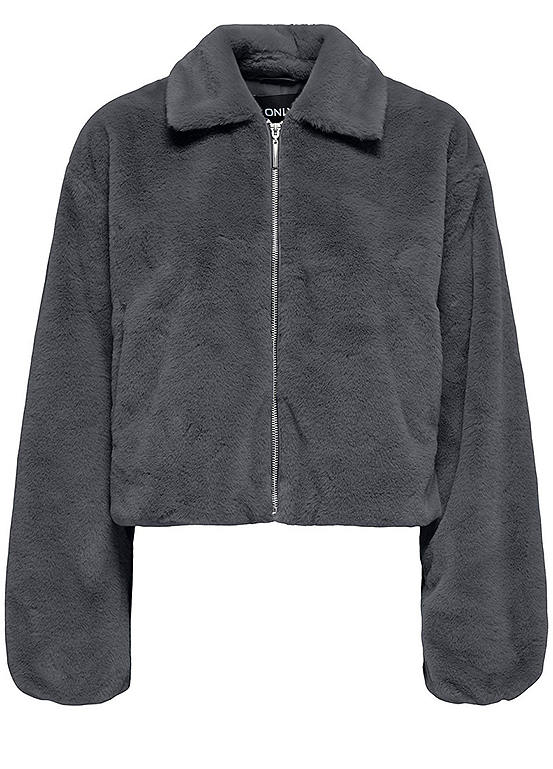 Dana Faux Fur Plush Jacket by Only | Look Again
