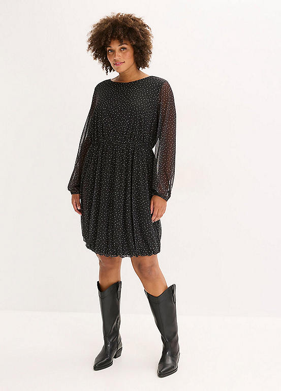 Dotty Print Mini Dress by bonprix | Look Again
