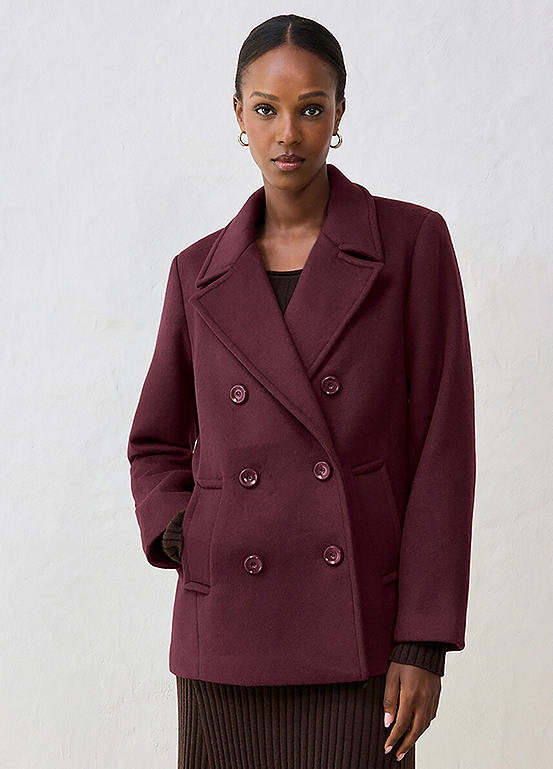 Double Breasted Pea Coat by bonprix | Look Again