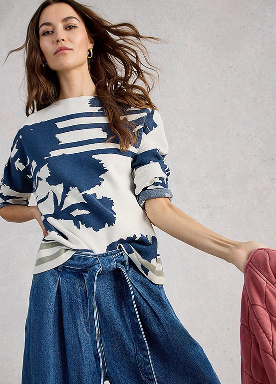 Fabia Floral Jumper by White Stuff | Look Again