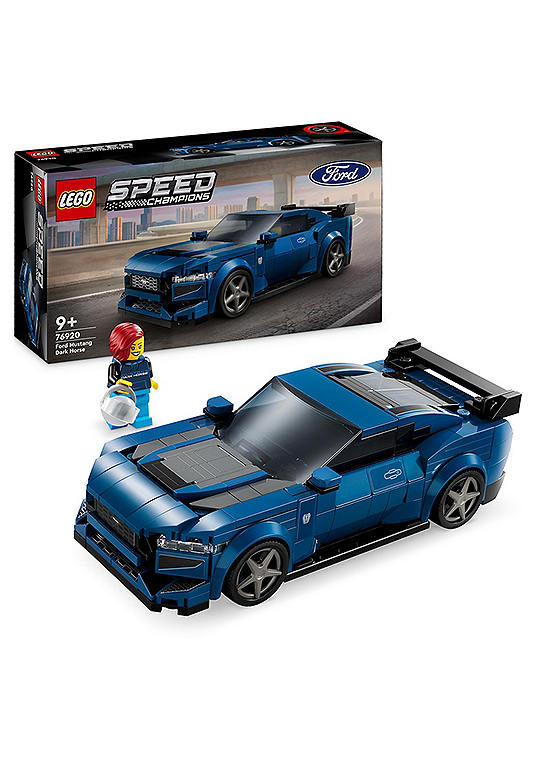 Ford Mustang Dark Horse Sports Car by LEGO Speed Champions | Look Again