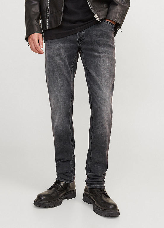 Glenn Black Slim Jeansby Jack & Jones | Look Again