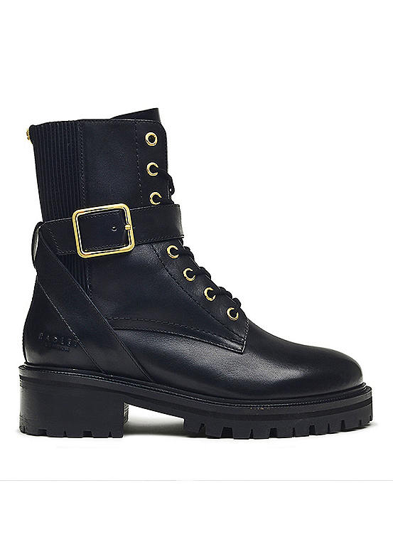 Guards Parade Chunky Military Boots by Radley London | Look Again