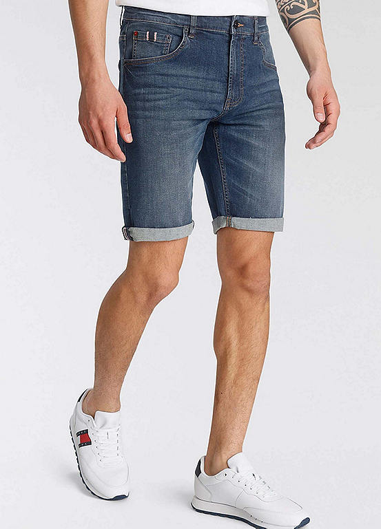 H.I.S Light Blue Denim Shorts | Look Again