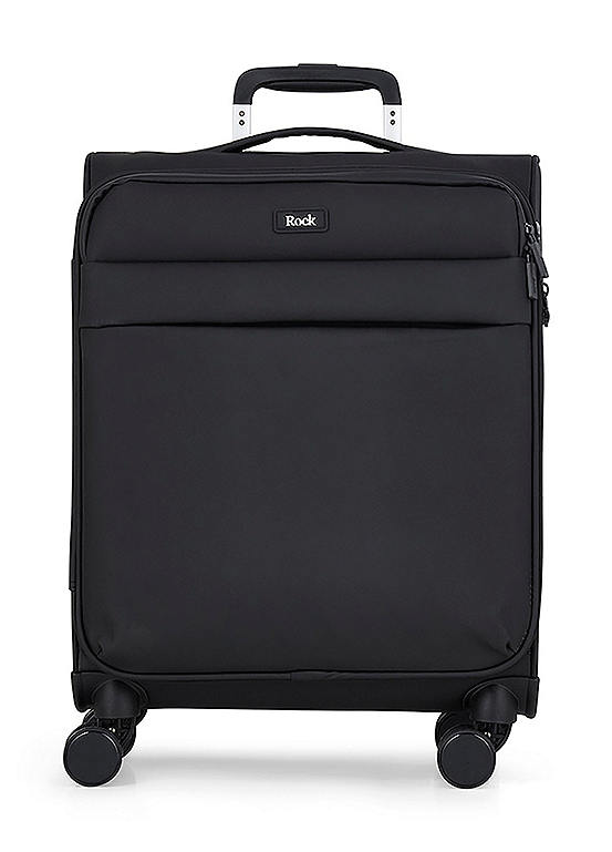 Harper 8 Wheel Softshell Suitcase Small by Rock | Look Again