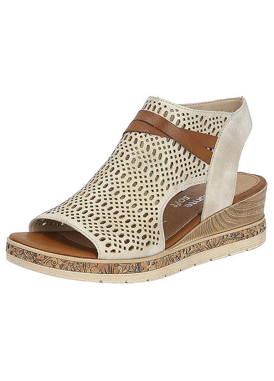 Hole Patterned Sandals by Remonte | Look Again