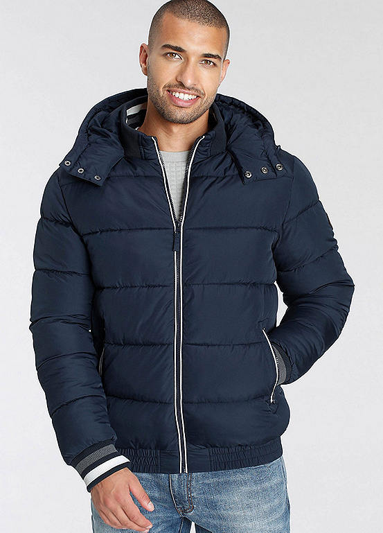 Hooded Quilted Jacket by AJC | Look Again