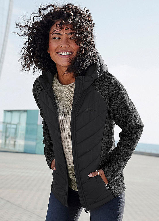 Hooded Quilted Jacket by Bench | Look Again