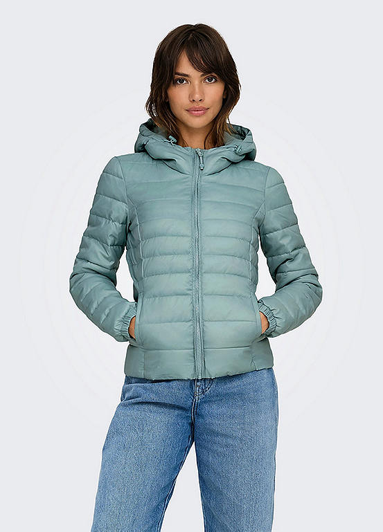 Hooded Quilted Jacket by Only | Look Again