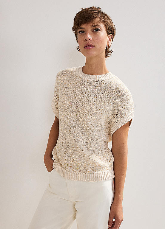 Janet Textured Tank Jumper by Phase Eight | Look Again