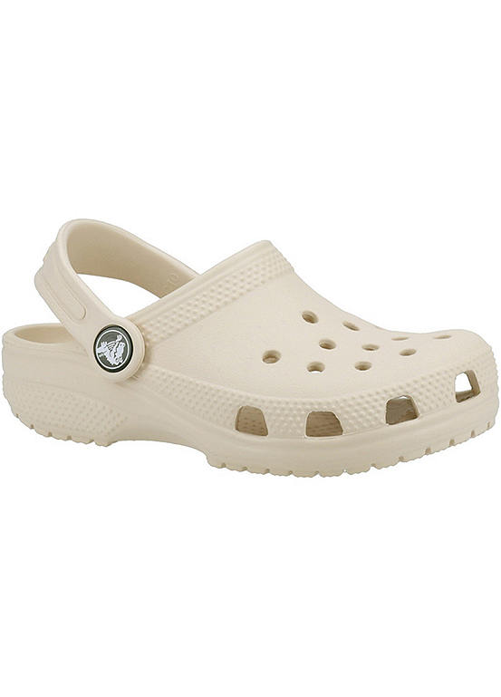 Kids Grey Classic Clogs by Crocs | Look Again