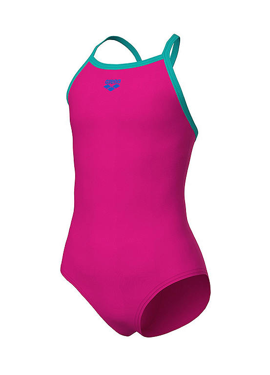 Kids Light Drop Back Solid Swimsuit by Arena | Look Again