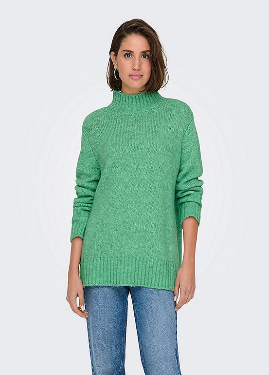 Knitted High Collar Jumper by Only | Look Again