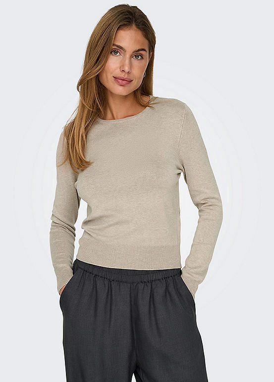 Knitted Round Neck Jumper by Only | Look Again