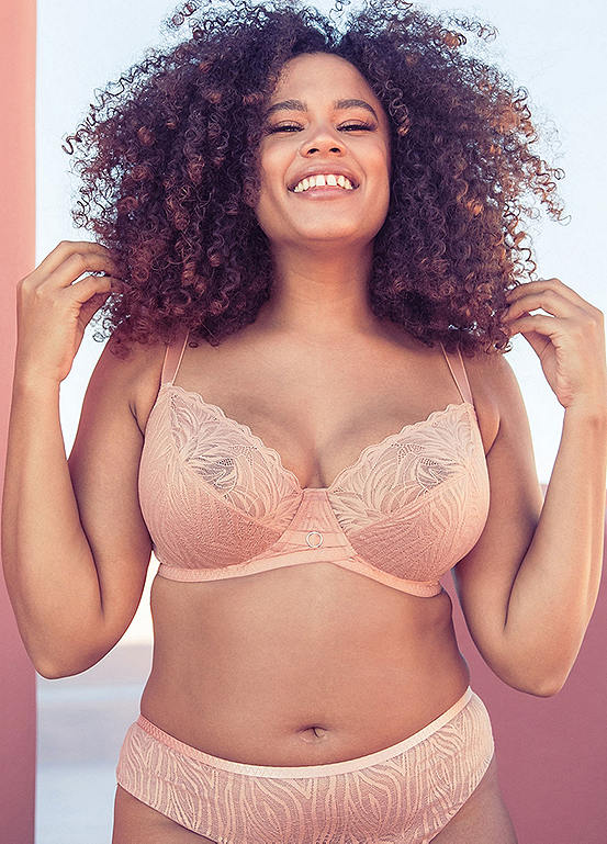 Lace Daze Underwired Balcony Bra by Curvy Kate | Look Again