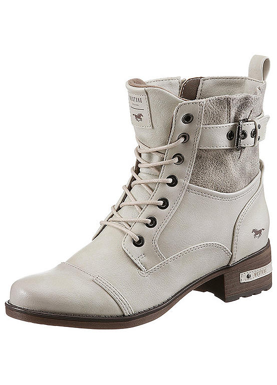 Lace-Up Ankle Boots by Mustang | Look Again