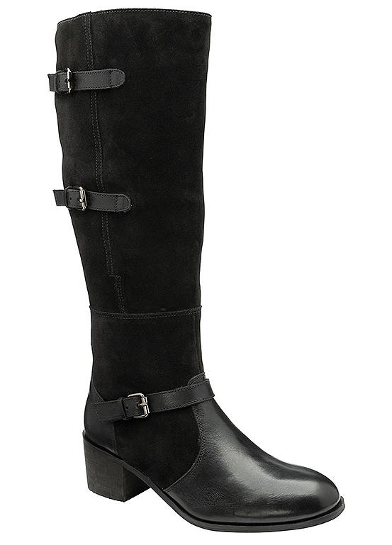 Leather Knee Boots by Ravel | Look Again