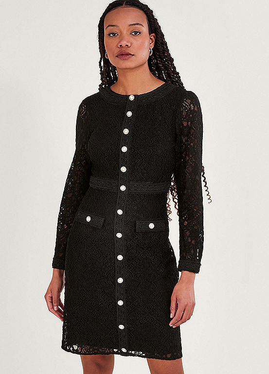 Lillian Lace Shift Dress by Monsoon | Look Again