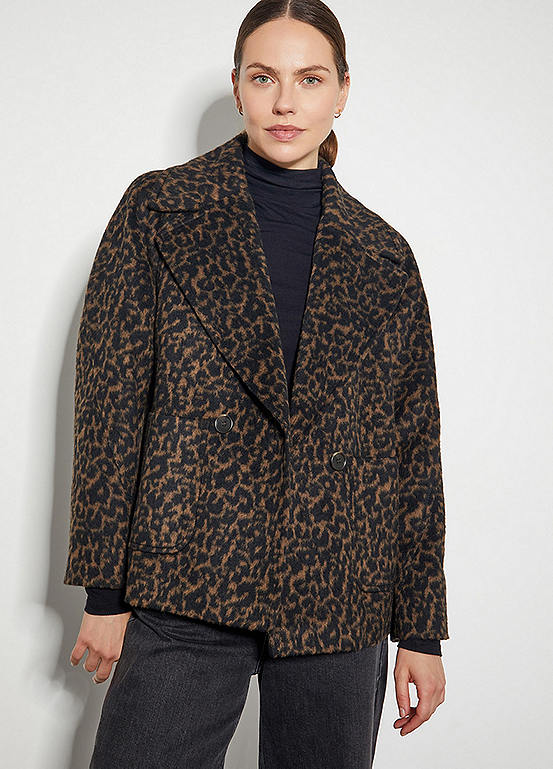 Lily Leopard Print Jacket by Monsoon | Look Again