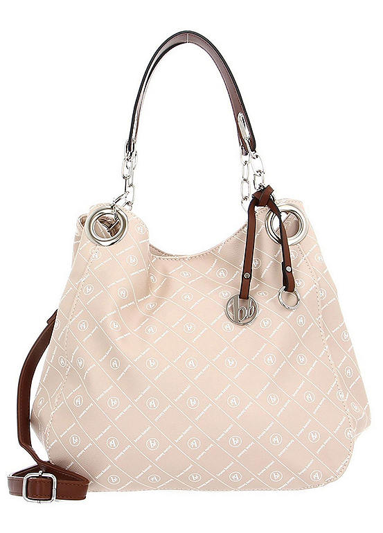 Logo Print Hobo Bag by Bruno Banani | Look Again