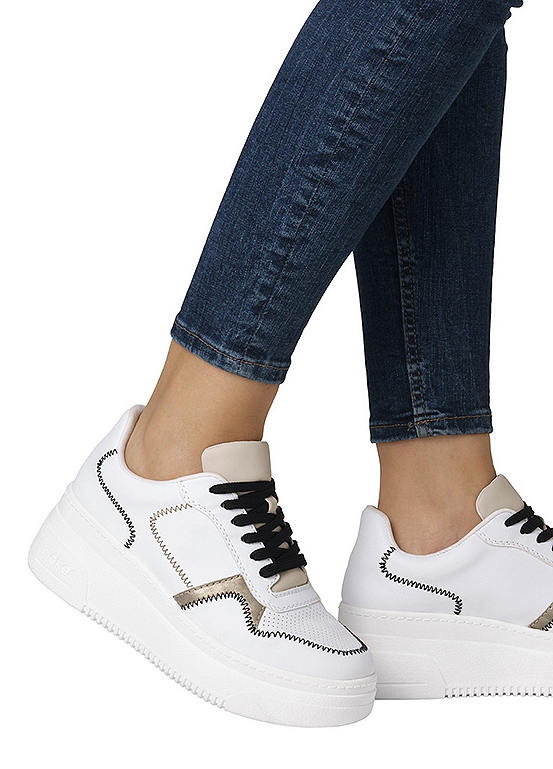 Low Top Platform Trainers by Rieker | Look Again