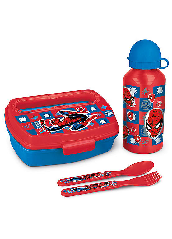 Marvel Spiderman Back To School Lunch Set | Look Again