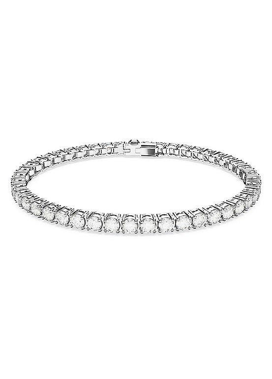 Matrix Tennis Round Cut Bracelet Medium by Swarovski | Look Again