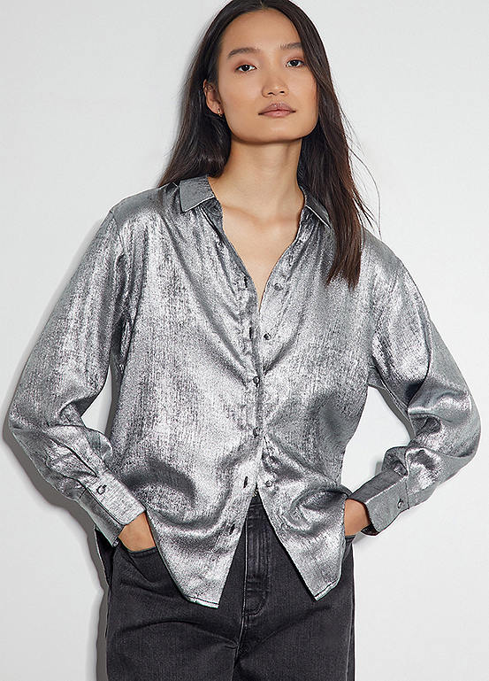 Mia Metallic Shirt by Monsoon | Look Again