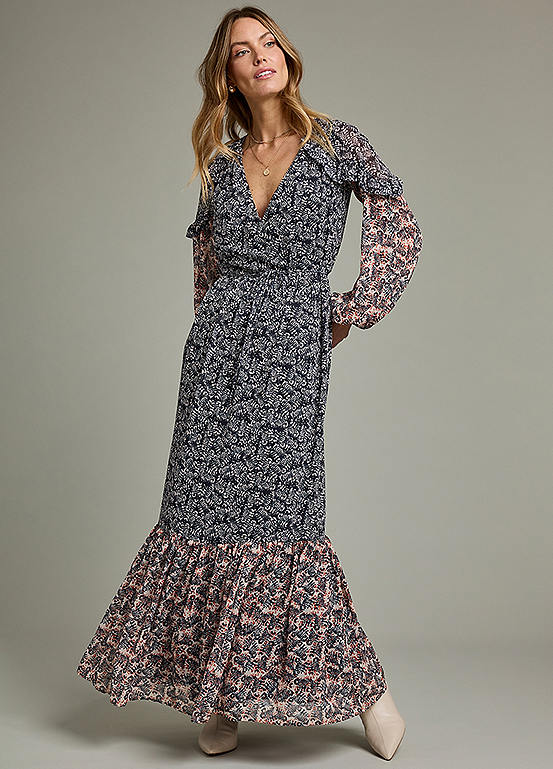 Mix Print Maxi Dress by Together | Look Again