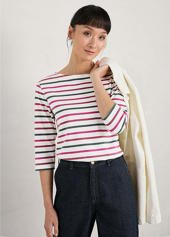 Multi Breton-Style Striped Sailor Top by Seasalt Cornwall | Look Again