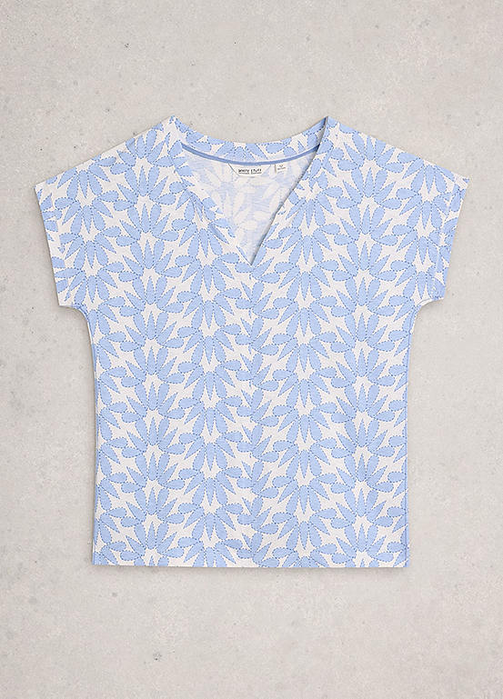 Nelly Notch Neck Tee by White Stuff | Look Again