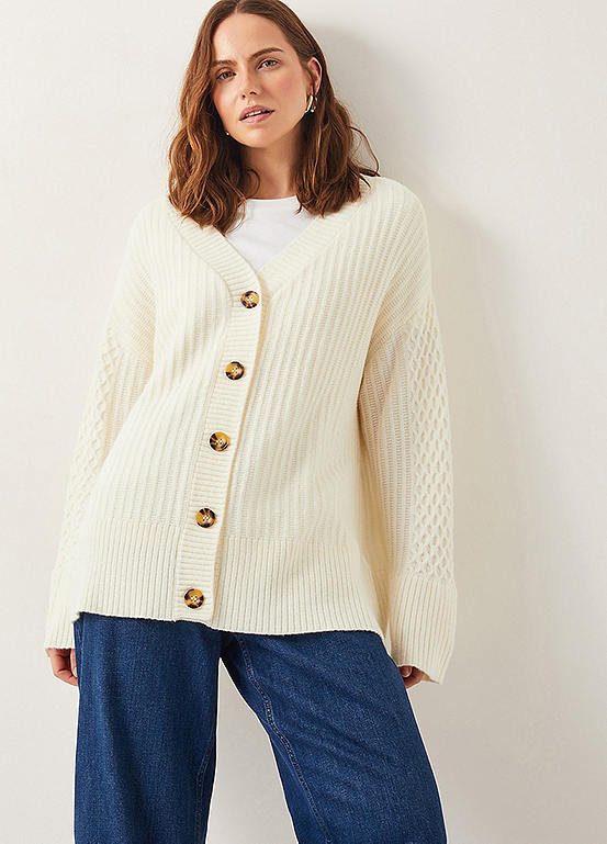 Opal Oversized Knit Cardigan by Monsoon | Look Again