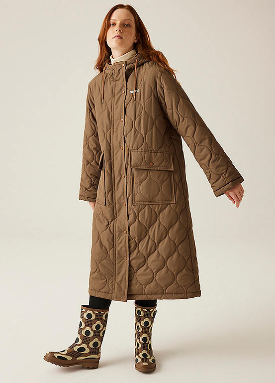 Orla Long Quilted Jacket by Regatta | Look Again