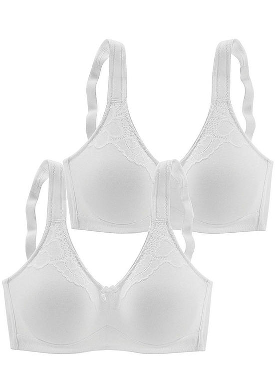 Pack Of 2 Soft Cup Bras By Naturana Look Again