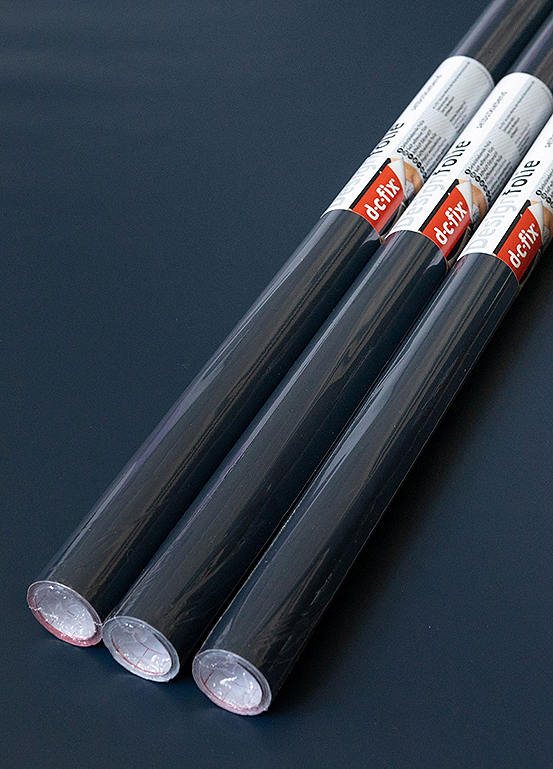 Pack of 3 Sticky Back Plastic Matt Midnight Navy Self Adhesive Vinyl ...