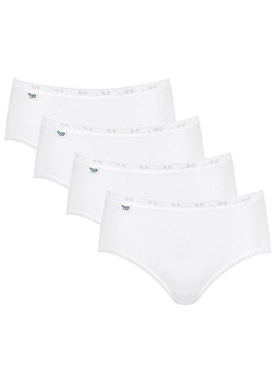 Pack of 4 Midi Briefs by Sloggi | Look Again