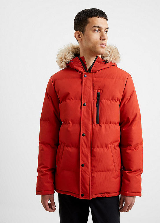 Padded Mid Length Parka Coat by French Connection | Look Again