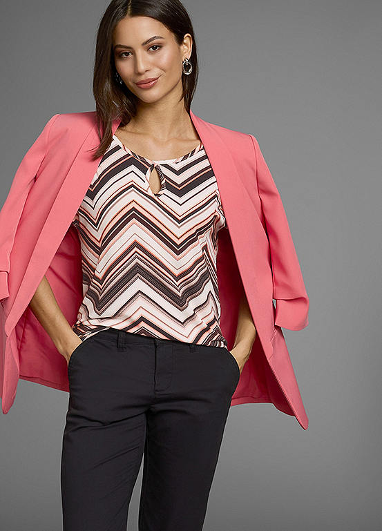 Pattern Cut Retro Blouse by Laura Scott | Look Again