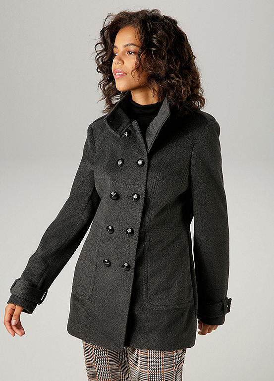 Pea Coat by Aniston | Look Again
