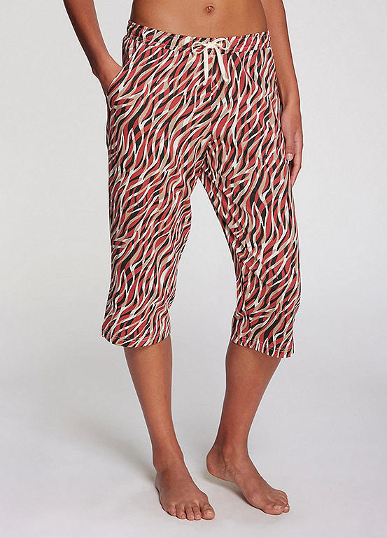 Printed Cropped Pants by Vivance | Look Again