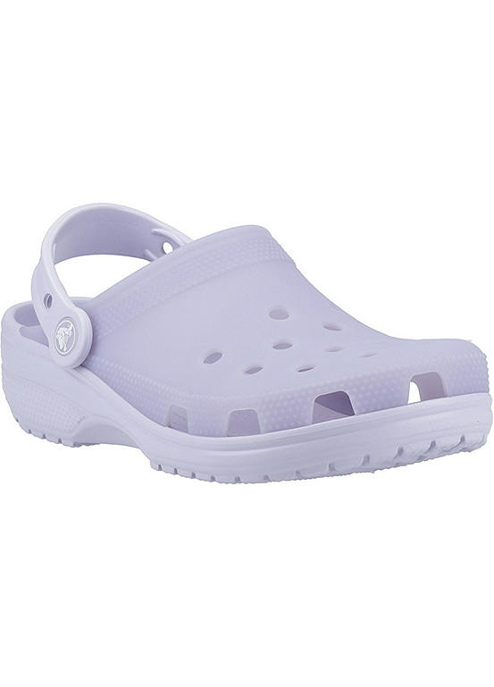 Purple Classic Frosted Clogs by Crocs | Look Again