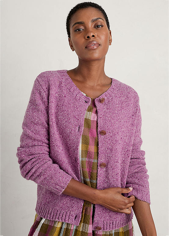 Purple Dawson Pick Cardigan by Seasalt Cornwall | Look Again