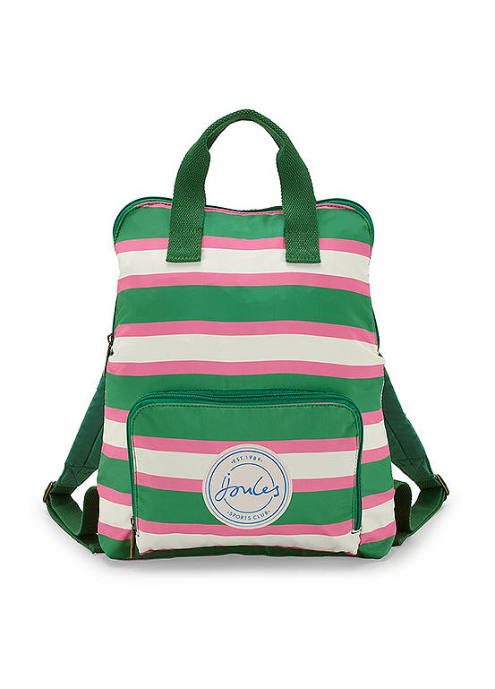 Resort Stripe Packaway Backpack by Joules | Look Again