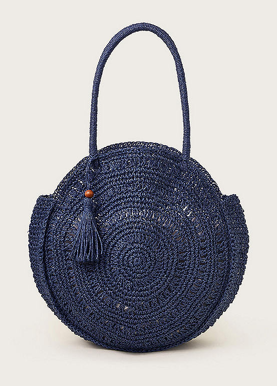 Round Raffia Bag by Monsoon | Look Again
