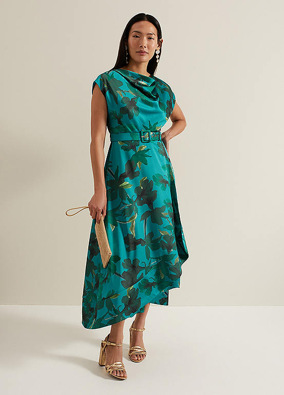 Sabrianna Print Midi Dress by Phase Eight | Look Again